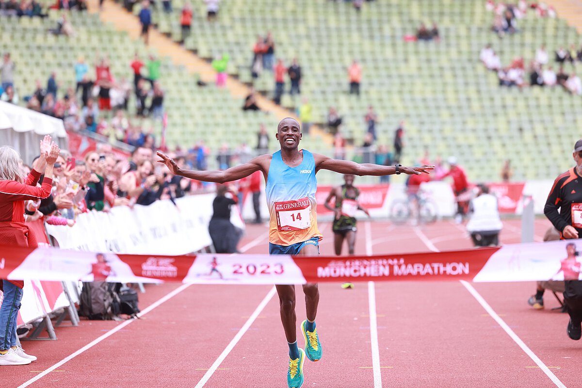 Kenianer Muia und Cherotich siegen in München, Hendel mit Bestzeit aber ...